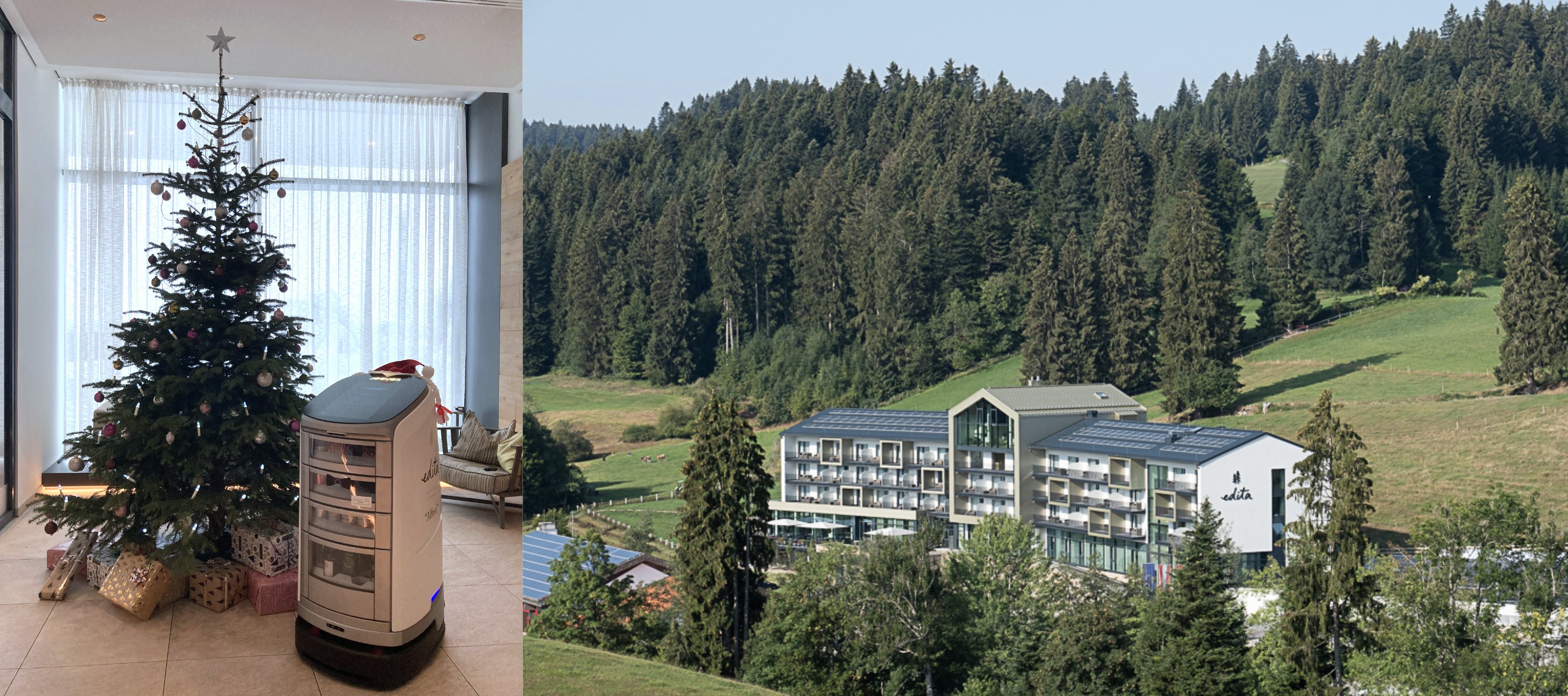 Das Hotel "edita" setzt im Allgäu auf Servicerobotik von Robotise ...